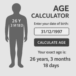 Age Calculator - Calculate Your Exact Age by Date of Birth